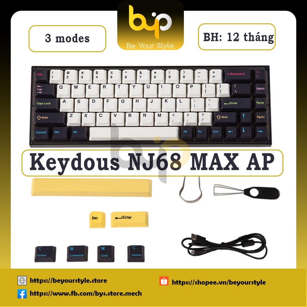 Mua NJ68 Kit - Bàn phím cơ - Phiên bản NJ68 Max giá rẻ nhất | TecKi.Vn
