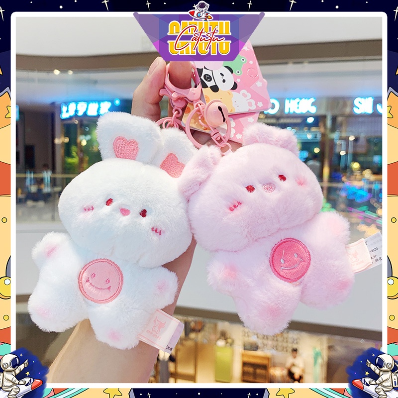 Mua Móc Khóa Gấu Bông Thú Dễ Thương Móc Khóa Xe Máy Cute Con Gấu Thỏ ...