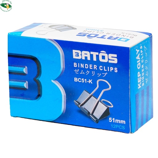 [BATOS] Kẹp đen Batos (12 chiếc/hộp) sản phẩm chính hãng | Shopee Việt Nam