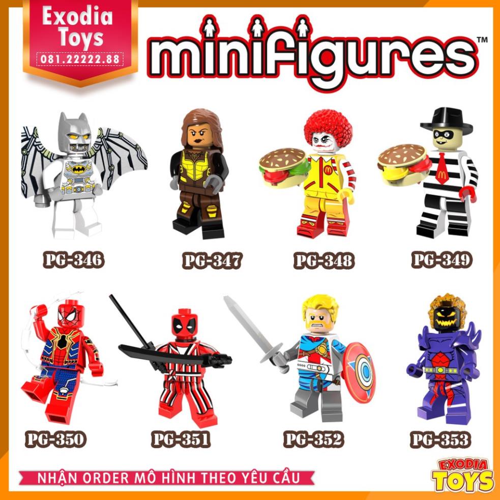 Mua Xếp hình Minifigure Siêu anh hùng vũ trụ Marvel và DC Comics - Đồ ...