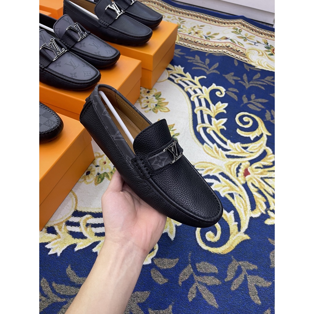 Mua Giày moca LLVV da trâu phối viền hoa vân tag bạc LA 1-1 on web ...