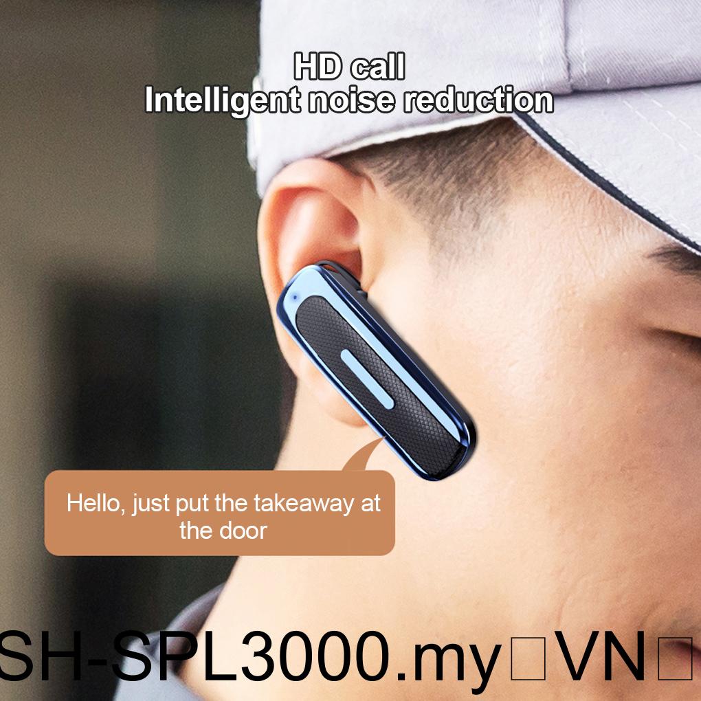[spl]Wireless Earbud Noise Cancelling Business Earphone Button Control ...