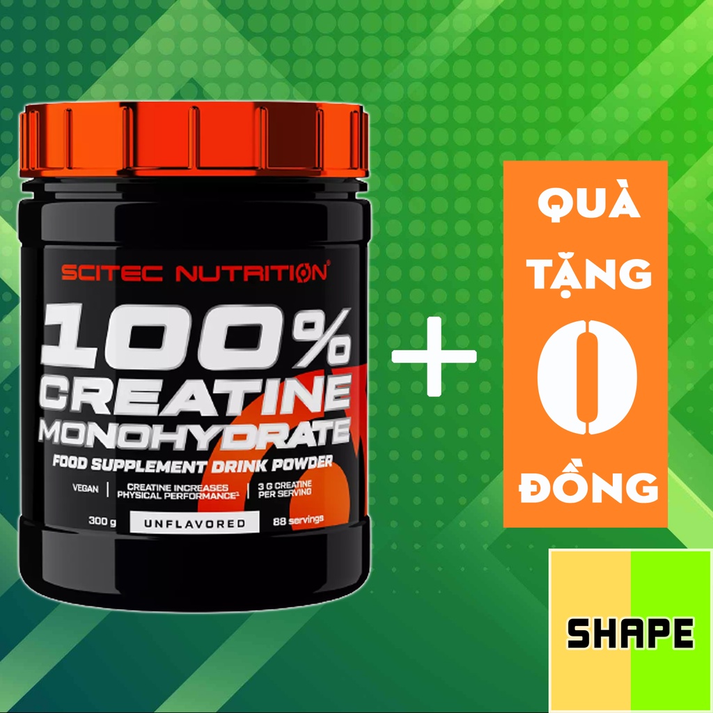 Scitec Creatine Monohydrate 300g Quà tặng 0 đồng - Tăng Năng Lượng Sức ...