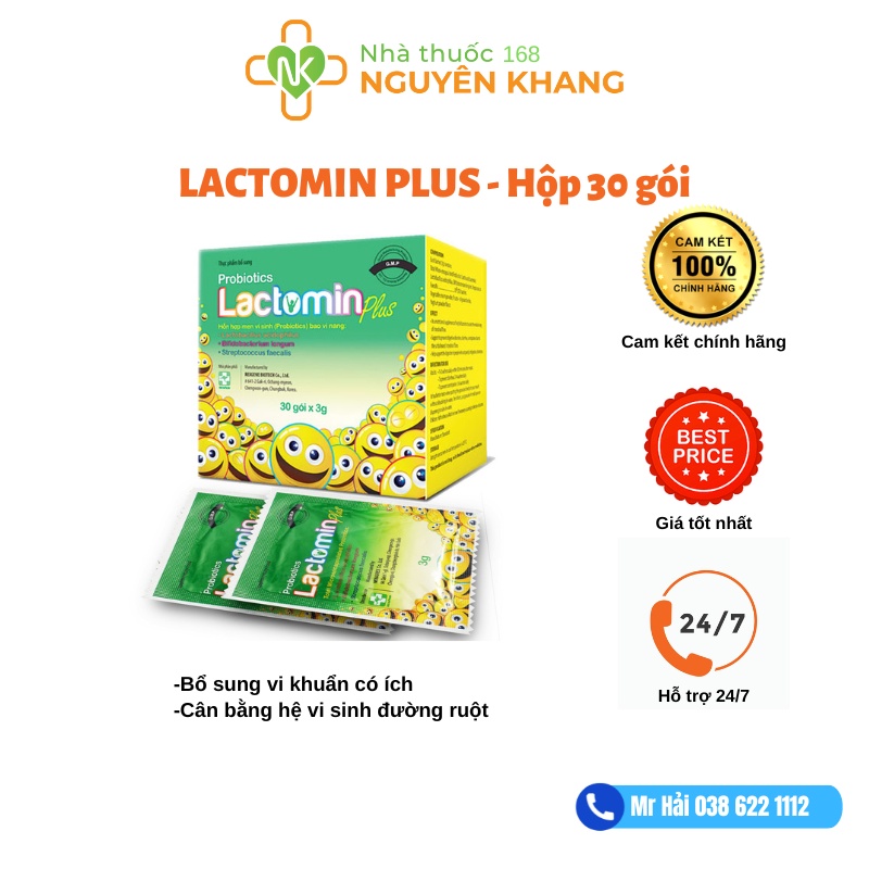 Men Vi Sinh Lactomin plus ( Hộp 30 gói ) | Shopee Việt Nam