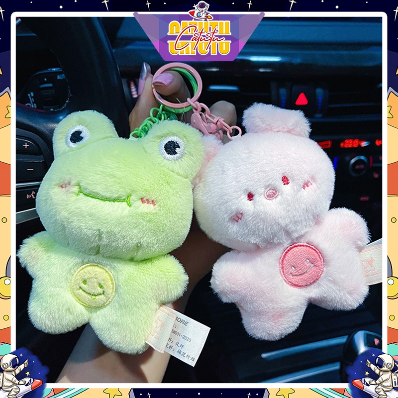 Mua Móc Khóa Gấu Bông Thú Dễ Thương Móc Khóa Xe Máy Cute Con Gấu Thỏ ...