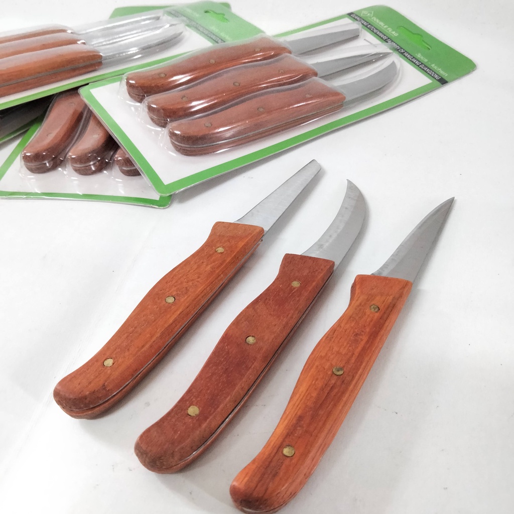 Mua Bộ 3 Dao Tỉa Rau Củ Quả Trái Cây, Dao Tách Chiết Lan Kiếm Thép ...
