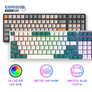 bàn phím cơ rgb led K3 ZIYOU LANG Switch Blue 100 phím Bàn phím máy ...