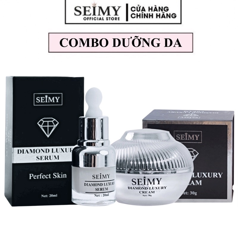 Combo Dưỡng Da Nhau Thai Seimy - Diamond Luxury Cream - Diamond Luxury ...