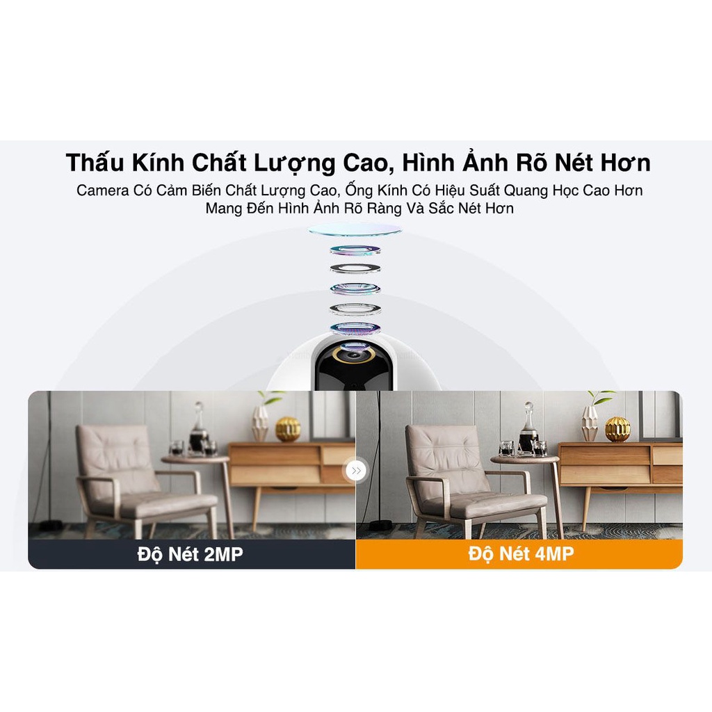 Mua Camera IMOU Ranger SE bản 2MP/4MP, kết nối WiFi, Quay quét góc 360 ...