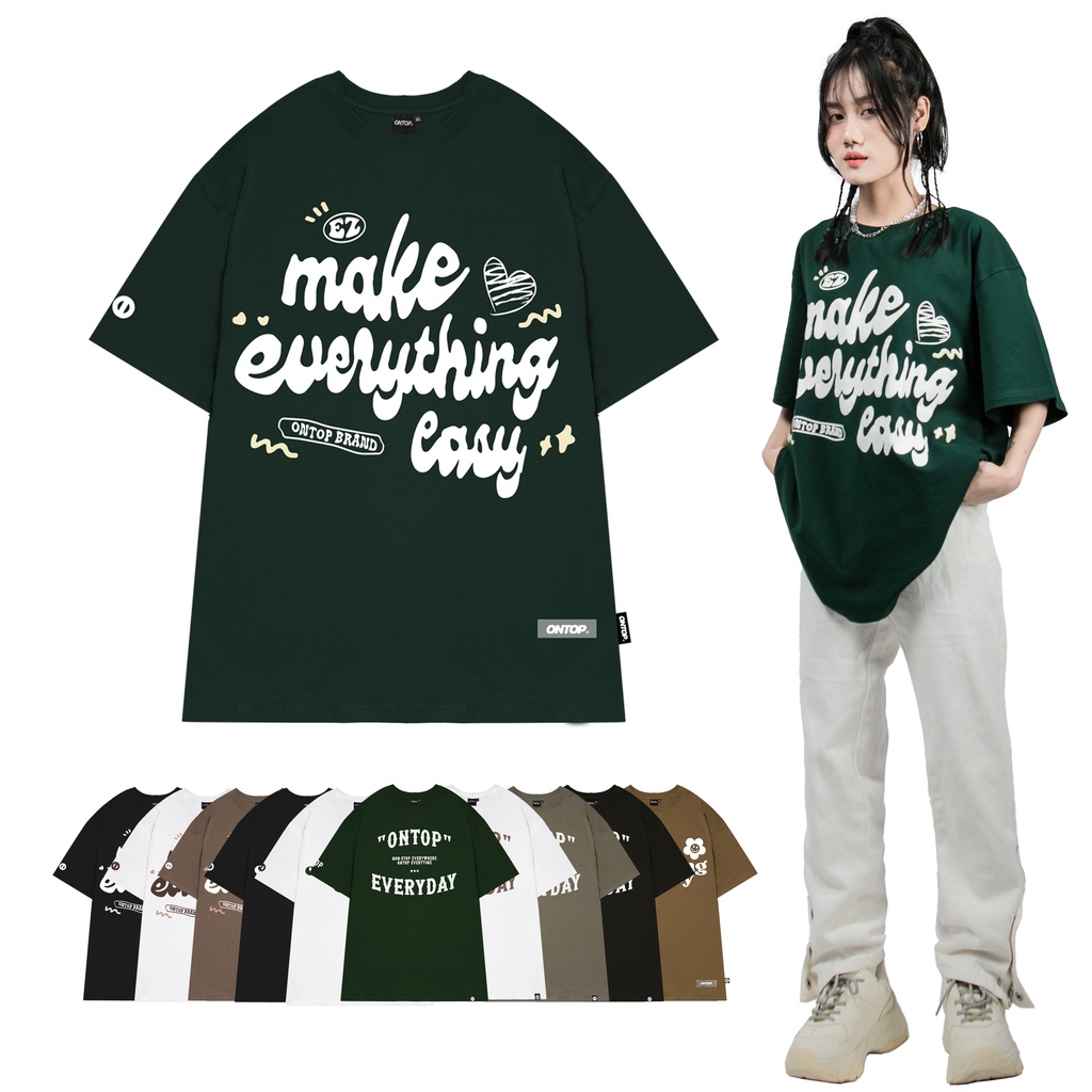 Áo thun tay lỡ local brand in logo Dwin Basic nhiều màu phông basic ...