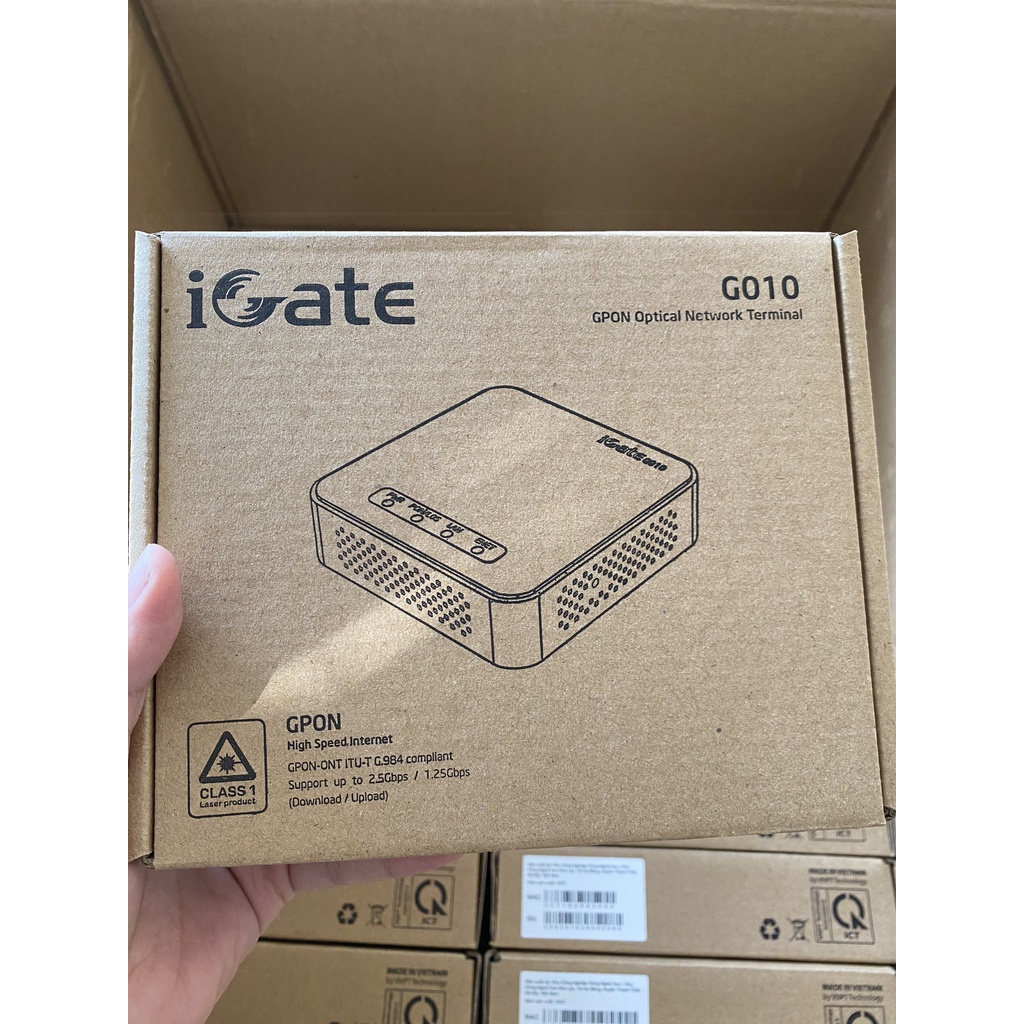 GPON ONT VNPT Technology iGate G010 cung cấp Internet cáp quang tốc độ ...