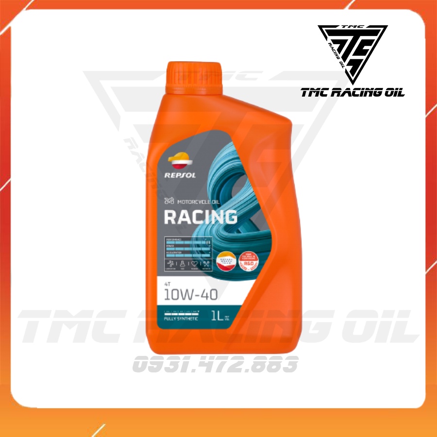 Nhớt Repsol Racing 10W40 4T Fully Synthetic 1 Lít | Shopee Việt Nam