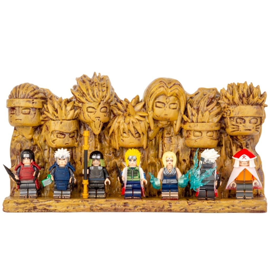 Mô hình tượng núi Hokage phiên bản lego trong Naruto | Shopee Việt Nam