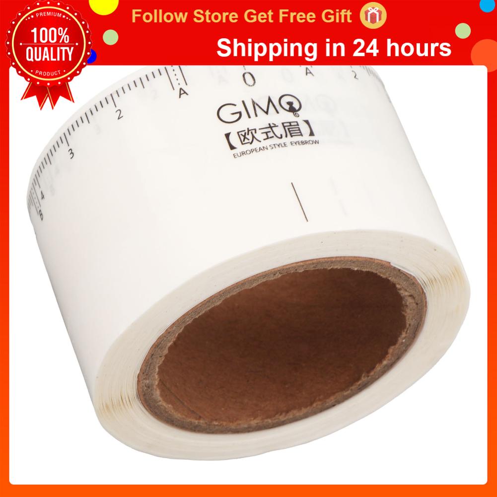 Forest 50pcs Eyebrow Stencils Ruler Adhesive Disposable Transparent ...