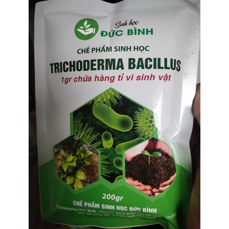 Chế phẩm sinh học Trichoderma Bacillus 200mg | Shopee Việt Nam