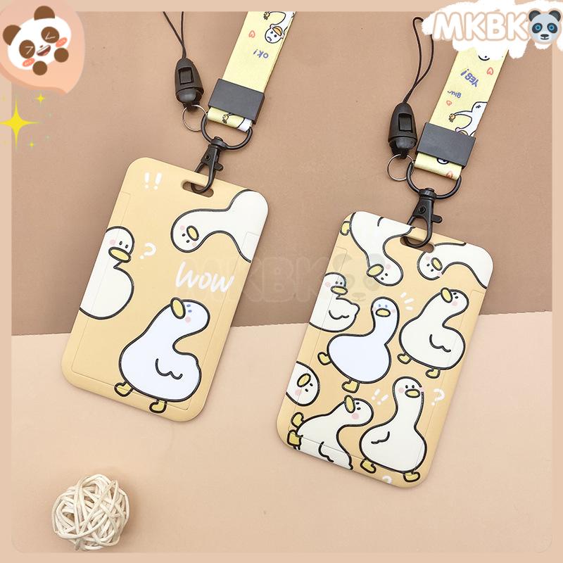 MKBK Thẻ đeo bảng tên thẻ tên thẻ học chủ đề trong suốt dễ thương nút ...