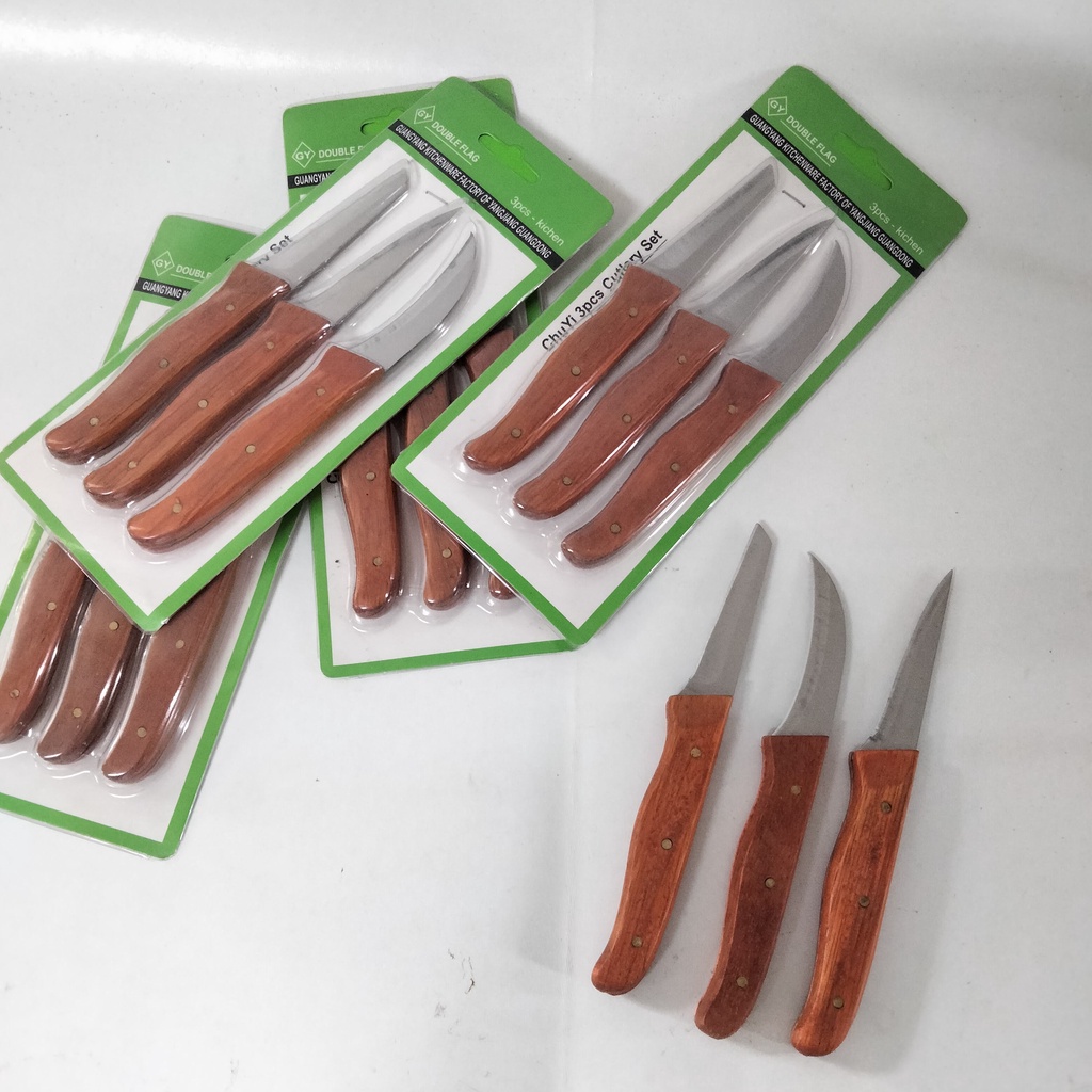 Mua Bộ 3 Dao Tỉa Rau Củ Quả Trái Cây, Dao Tách Chiết Lan Kiếm Thép ...