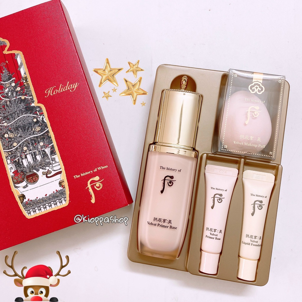 Set kem lót phiên bản giới hạn 2022 Whoo Velvet Primer Base Special Set ...