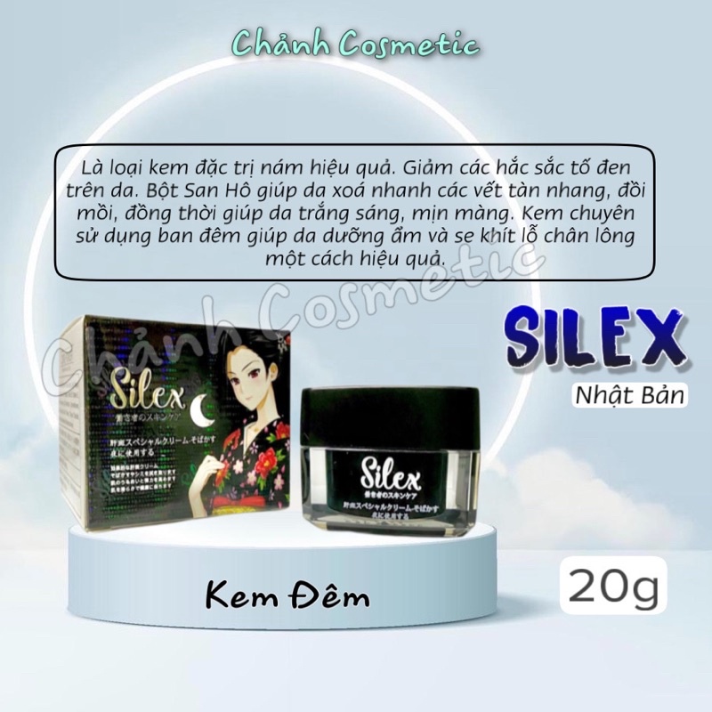 Ngày Đêm Bộ Kem Silex Nhật Bản Đa Chức Năng 20g ( Ngừa Mụn-Nám-Tàn Nhang-Đồi Mồi ) - MixASale