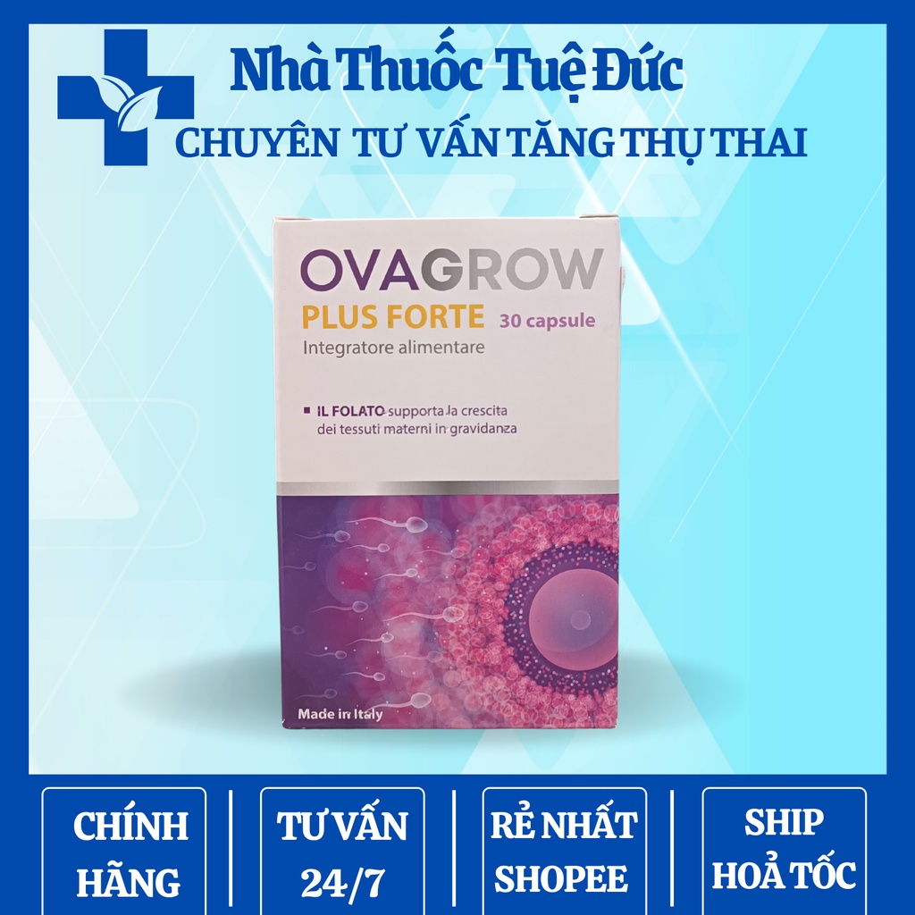 Ova Grow Plus bổ trứng CHÍNH HÃNG tăng khả năng thụ thai - MixASale