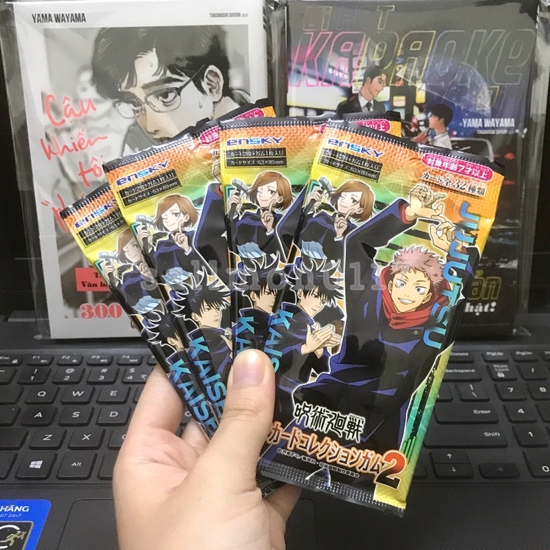 Mua Pack Clear Card 2 Jujutsu Kaisen gói thẻ nhân phẩm random Chú Thuật ...