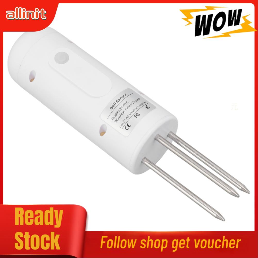Allinit Wireless Soil Sensor Temperature and Humidity Measuring Tool ...