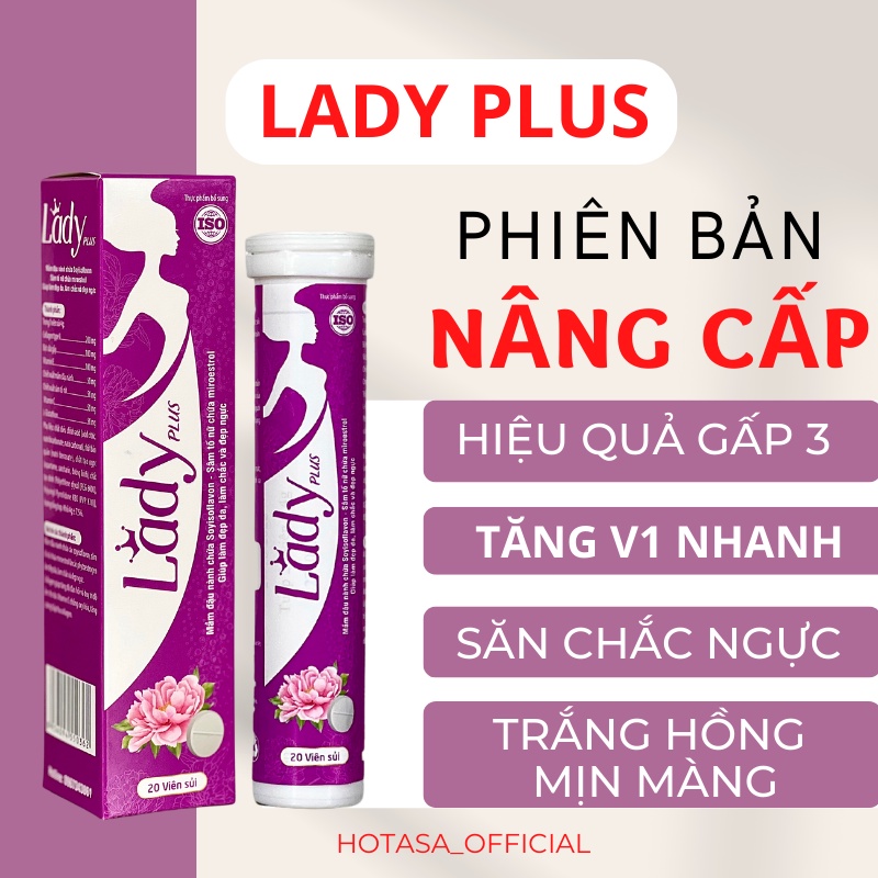 Mua Viên sủi tăng vòng 1 LADY PLUS ( Bản nâng cấp ) săn chắc nâng ngực ...