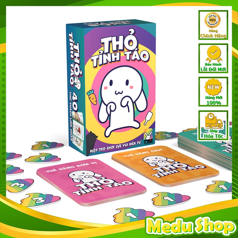 Trò Chơi THỎ TỈNH TÁO - Party Game Thẻ Bài Mới của 2022 Siêu Vui Nhộn ...