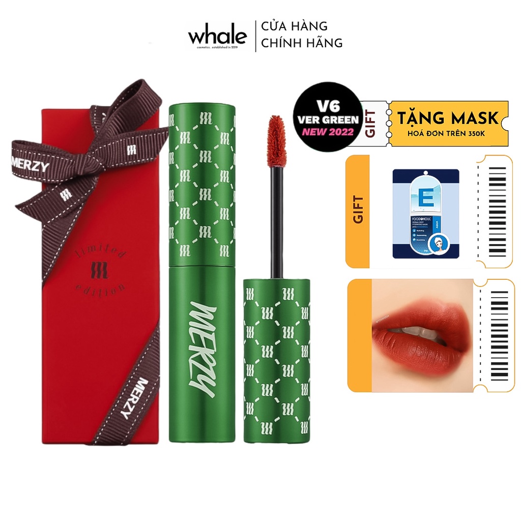 Son kem lì Merzy The First Velvet Tint V6 - 4,5g | Shopee Việt Nam