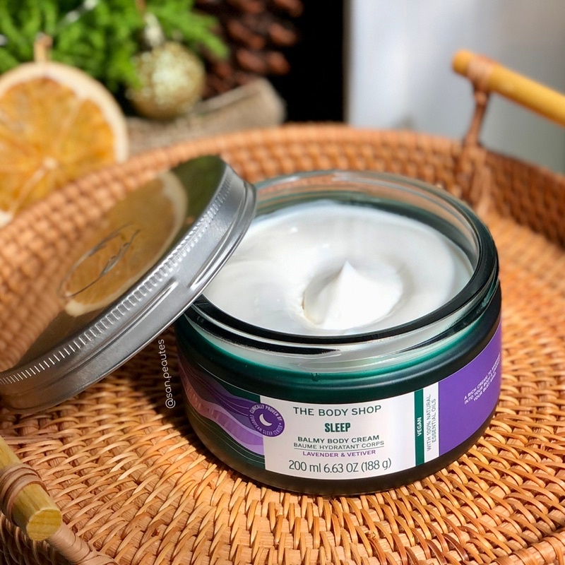 Kem Dưỡng Thể Sleep Balmy Body Cream dòng Wellness The Body Shop 200ML ...