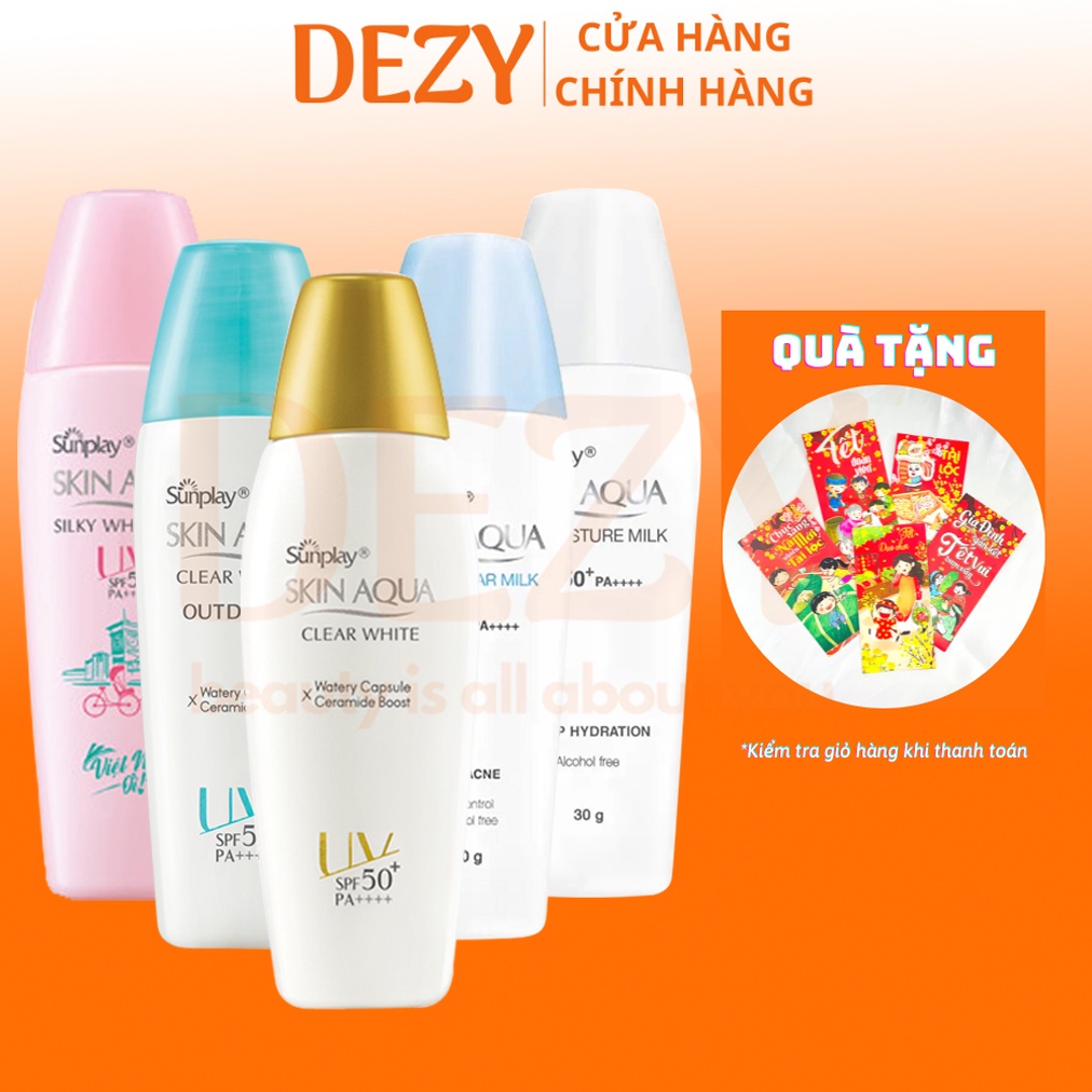 Kem Chống Nắng Sunplay Skin Aqua Nắp Vàng / Nắp Xanh / Nắp Trắng / Hồng ...