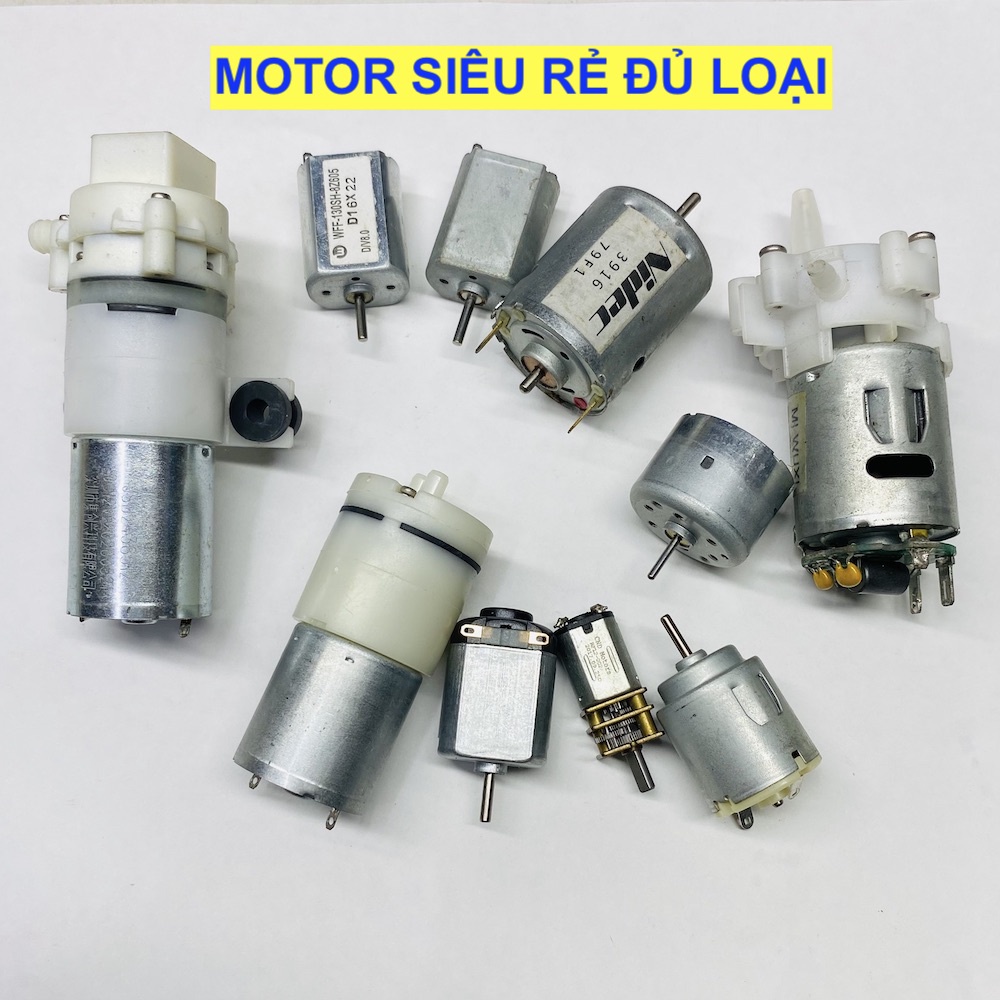 SIÊU RẺ - Động cơ motor mini bơm khí mini motor 130 140 500 300 370 310 ...
