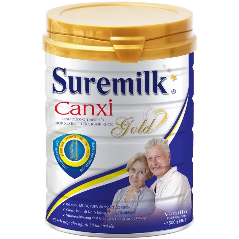Mua Sữa bột Suremilk Canxi Gold 800g - Sữa cho người già Sure Milk ...