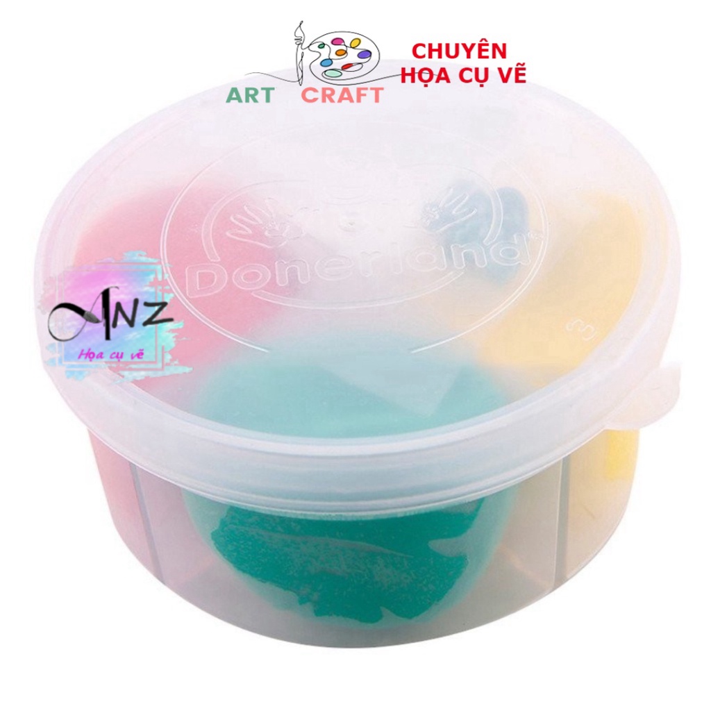 Mua Đất Sét Nhẹ xốp 4 màu Hàn Quốc - Đất sét 4 màu DonerLand (32g) Hàn ...