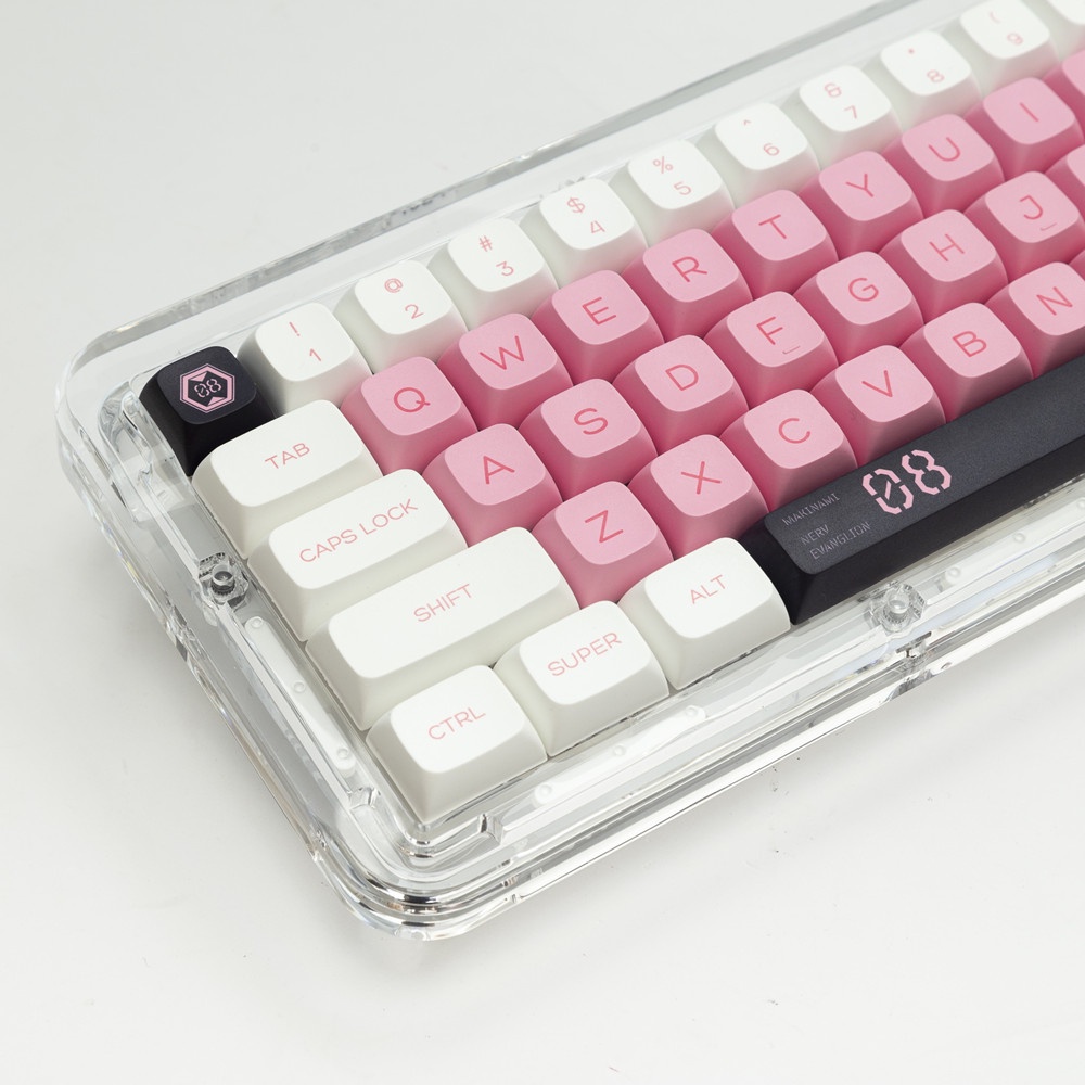 EVANGELION-08 Keycaps XDA Profile EVA 08 PBT Dye Sub Bàn Phím Cơ Keycap