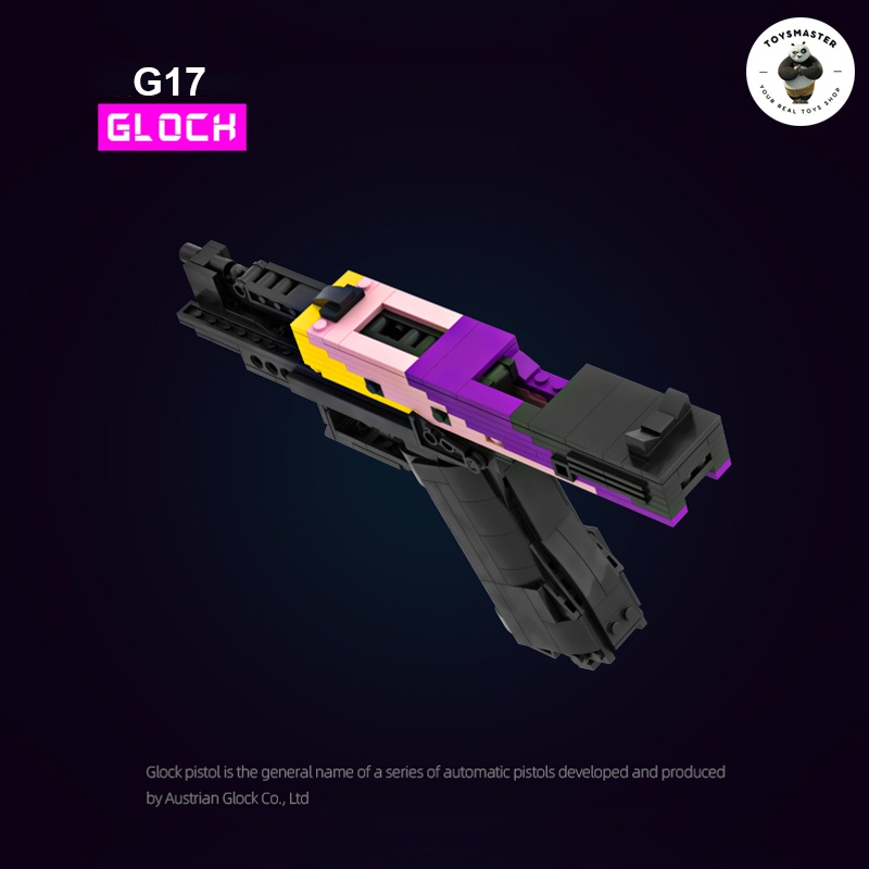Mua Đồ Chơi Lắp Ráp Kiểu Lego Súng Mô Hình Lục G17 Glock Fade PUBG CSGO ...