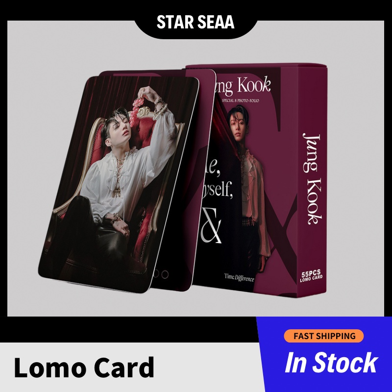 Mua 【BTS JK】55pcs JUNG KOOK Me, Myself, and Jung Kook Lomo Card TIME ...