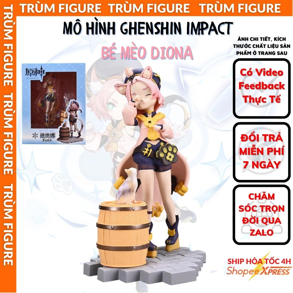 Mô Hình, Figure Genshin Impact Bé mèo Loli Diona Anime, Game - Full Box ...