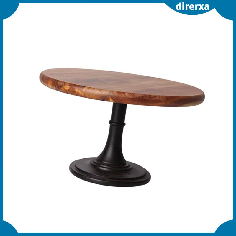 Wood Cake Stand Handcrafted Cake Pedestal, Wood Display Table for ...
