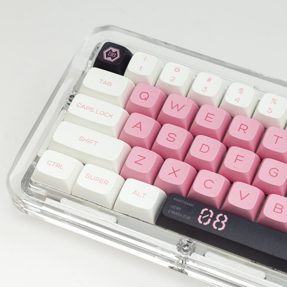 EVANGELION-08 Keycaps XDA Profile EVA 08 PBT Dye Sub Bàn Phím Cơ Keycap