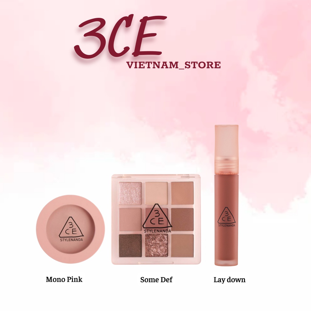 Mua Combo 3CE(Son Blur Water Tint Laydown,Màu Mắt Multi Eye Color ...