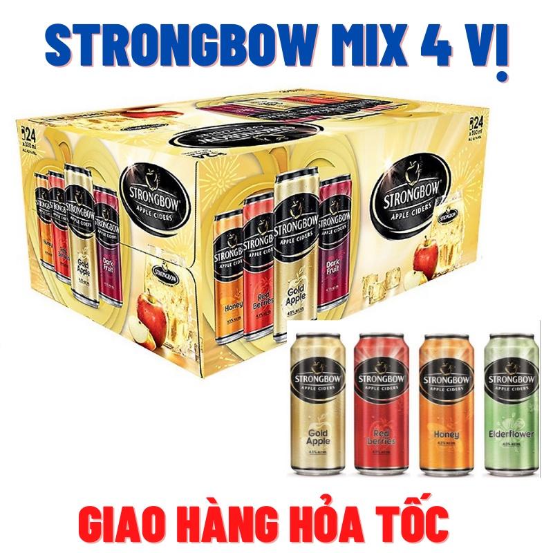 Thùng Strongbow Cider đủ mùi | Shopee Việt Nam