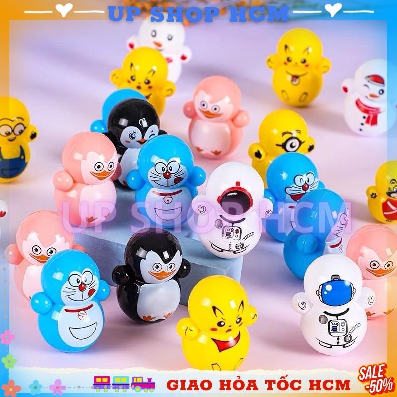 Đồ Chơi Lật Đật cho bé Doremon, Mèo, Pikachu, Minions, nhiều nhân vật ...