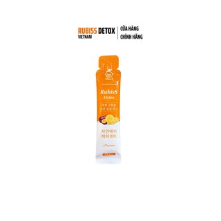 RUBISS DETOX_NƯỚC TRÁI CÂY TIỆN LỢI GIẢM CÂN 1 GÓI (20ml) | Shopee Việt Nam