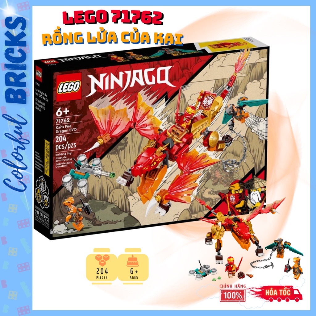 Lego 71762 - Rồng lửa của Kai - Kai’s Fire Dragon EVO - Lego Ninjago ...