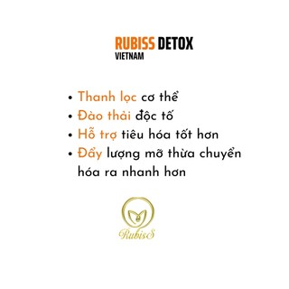 RUBISS DETOX_NƯỚC TRÁI CÂY TIỆN LỢI GIẢM CÂN 1 GÓI (20ml) | Shopee Việt Nam
