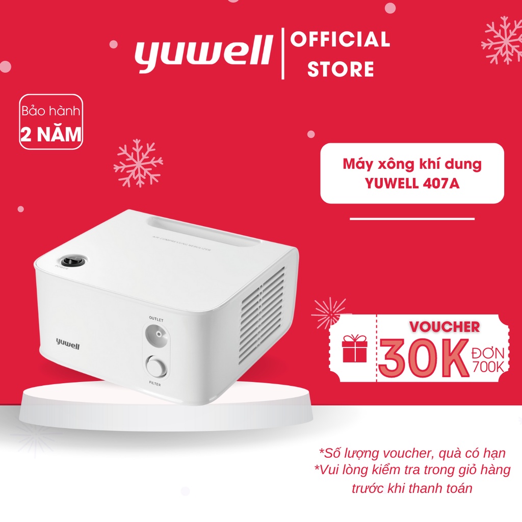 Máy Xông Khí Dung Nén Khí YUWELL 407A Xông Mũi Họng Hiệu Quả - Bảo Hành 2 Năm - Nhập Khẩu Chính ...