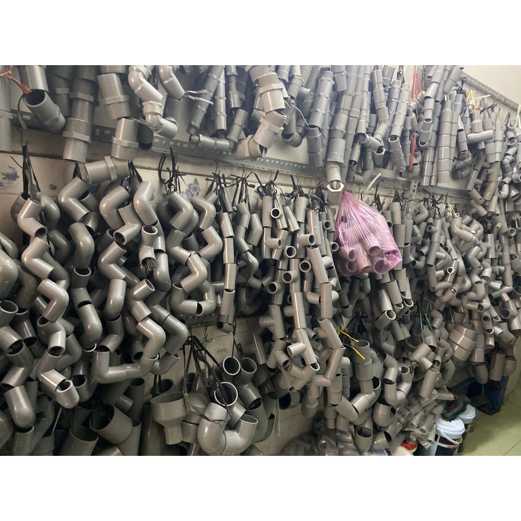 Mua Tê trơn ống nước ST nhựa PVC; ba chạc 21,27,34,42phụ kiện ống nước ...