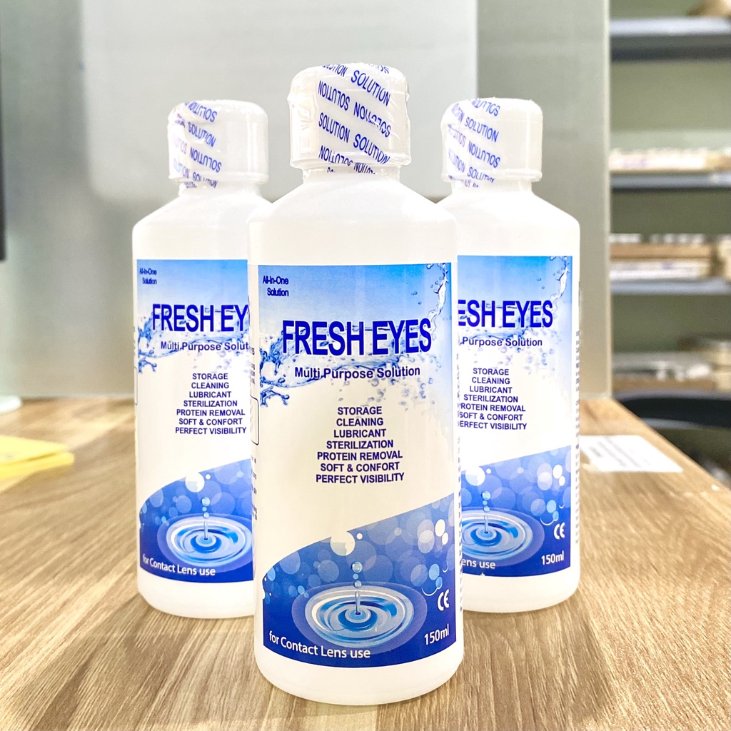Mua Nước ngâm rửa lens Blue Eyes Fresh Eyes 150ml, dung dịch vệ sinh ...