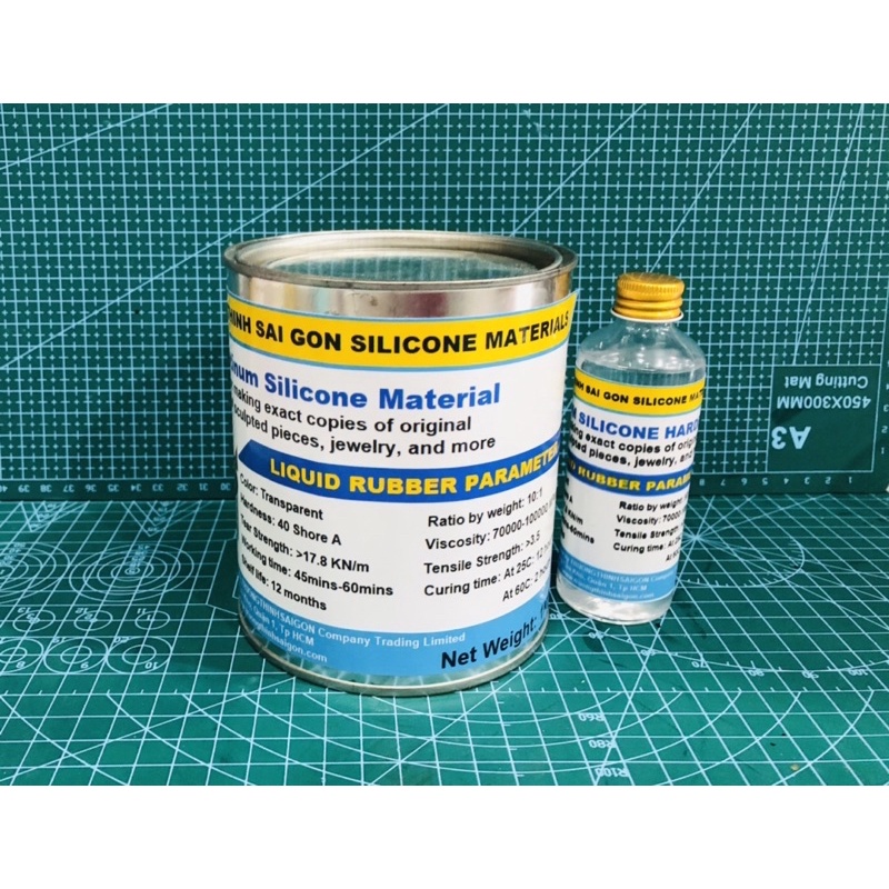 Mua Keo Silicone Bạch Kim Trong Suốt 1kg Tỉ Lệ 10:1 Làm Khuôn, Silicon ...